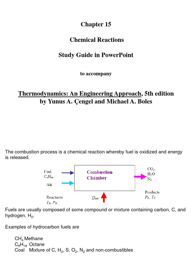 Chemical Reactions | Combustion | Stoichiometry