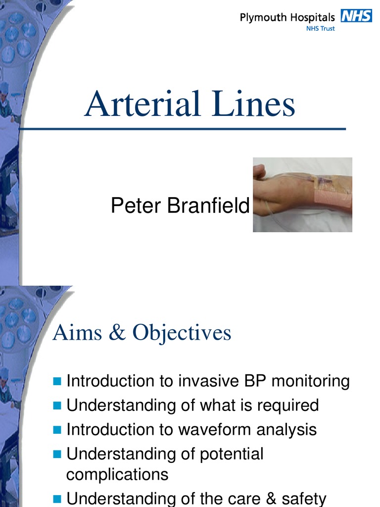 Arterial Lines | Blood Pressure | Pressure Measurement