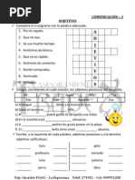 Sopa de letras: sustantivos y adjetivos | PDF