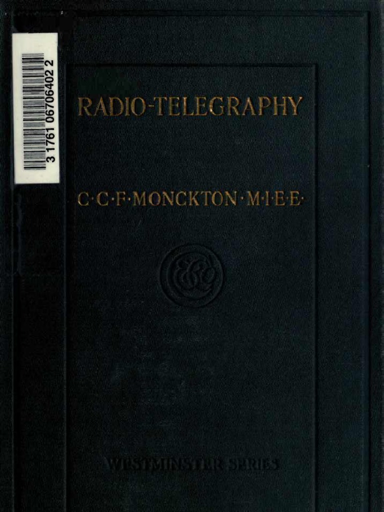 1908 Radio Telegraphy | PDF | Electric Current | Electric Charge