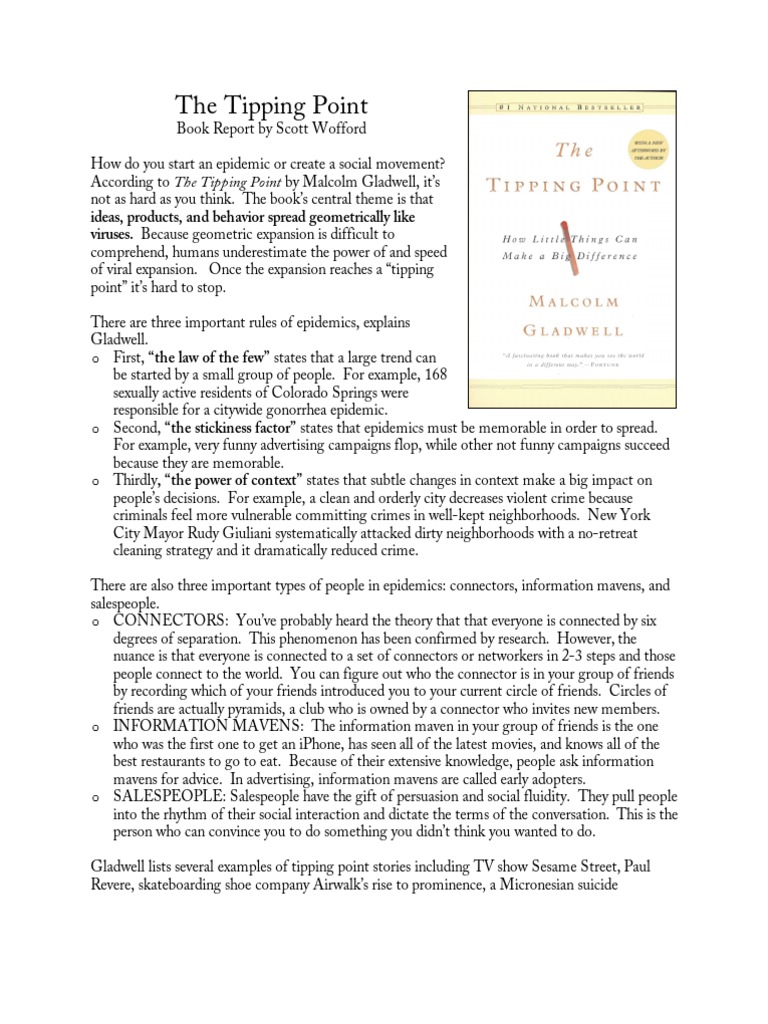 Tipping Point Summary | PDF