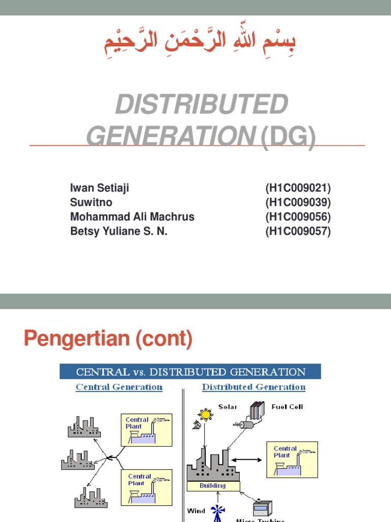 Distribution Generation | PDF