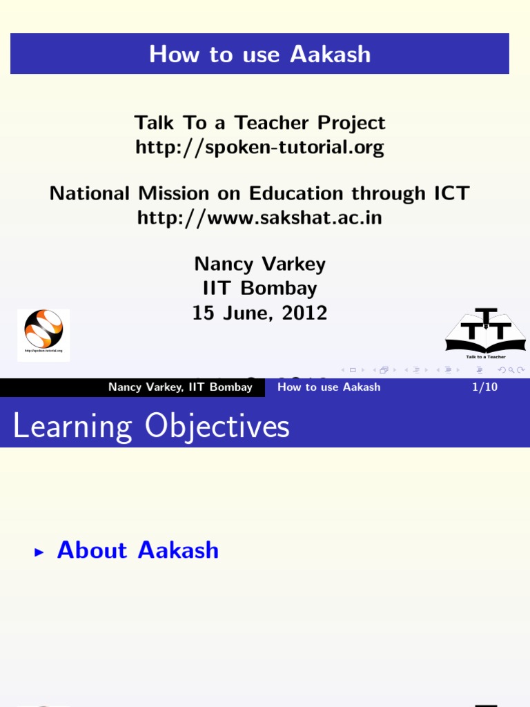 Aakash Tablet User Guide and Specs | PDF | Video Game Platforms ...