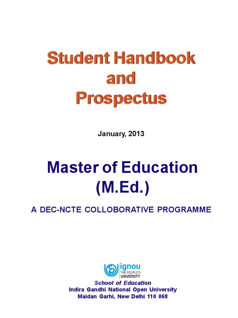 M.ed Application | PDF