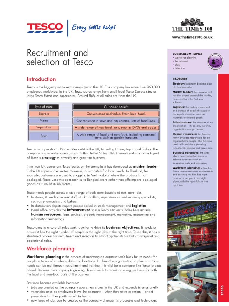 tesco | Recruitment | Tesco