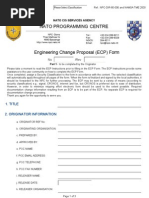 Engineering Change Notice Template | PDF