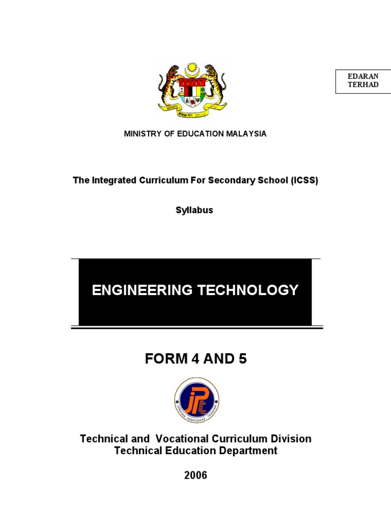 Engineering Technology: Form 4 and 5 | PDF | Transport | Machines