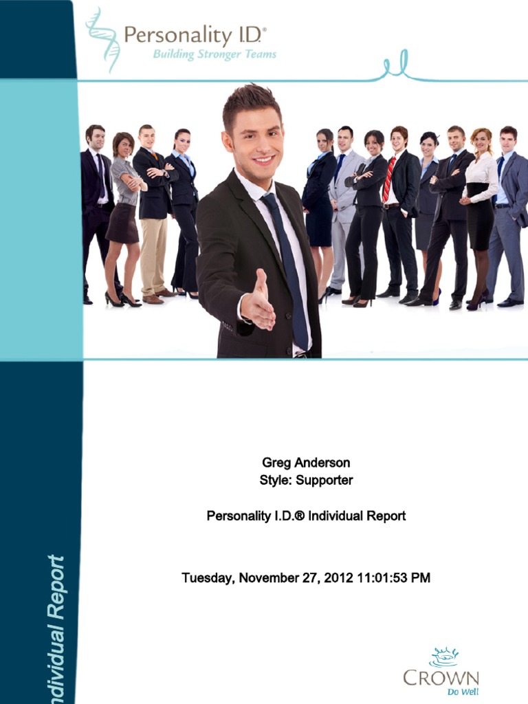 IndividualReport (Example 1) | PDF | Leadership | Psychological Concepts