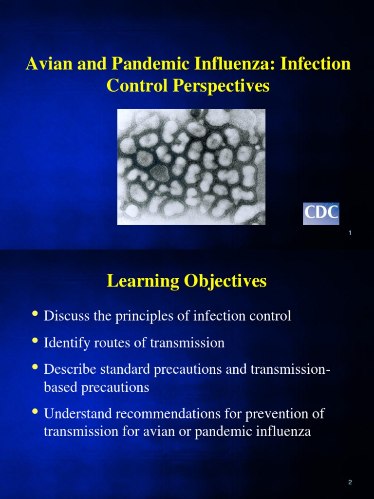 Infection Control for Influenza Transmission | PDF | Infection Control ...