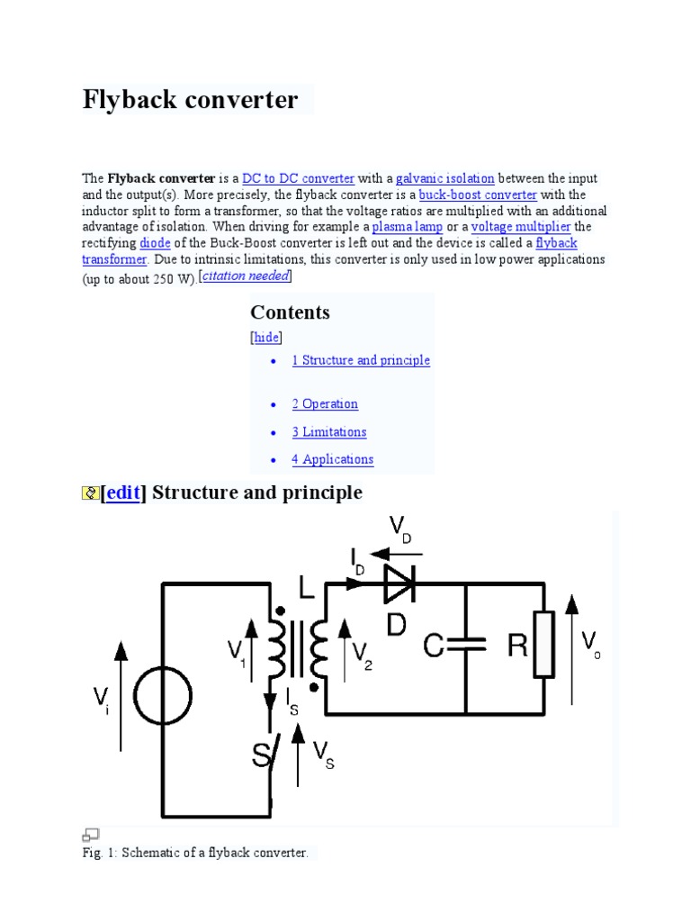 Flyback converter