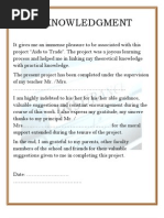 Dedication Examples For A Student Project PDF | PDF | Social Science