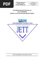 Sample URS | PDF | Specification (Technical Standard) | Electrical Engineering