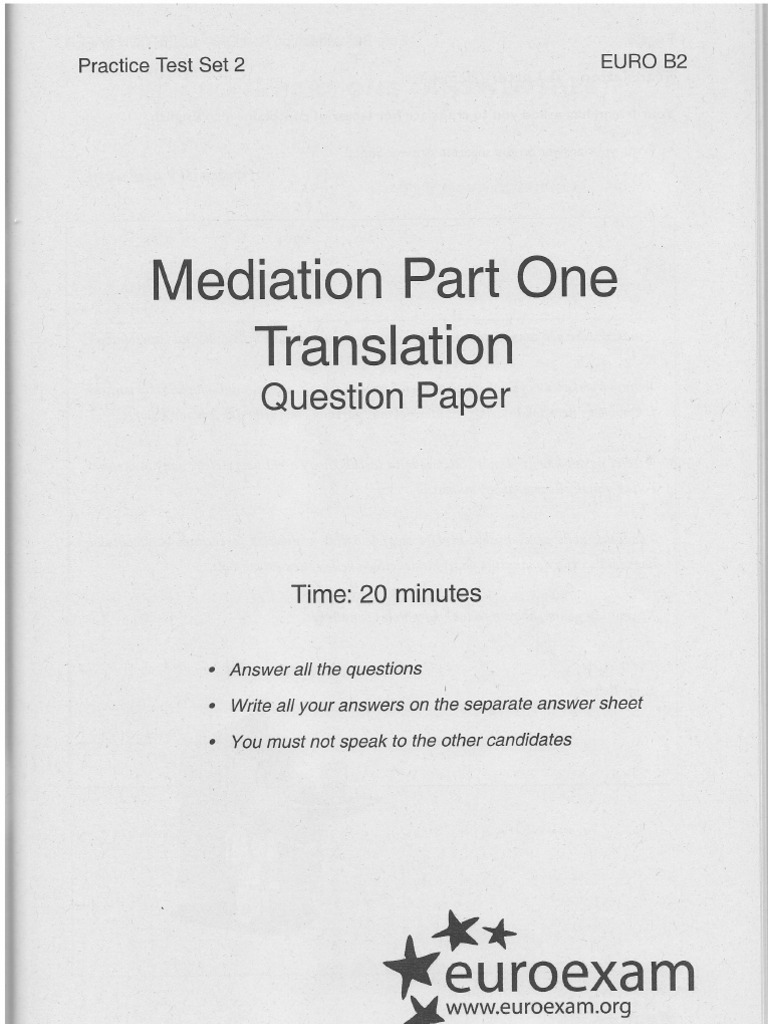 1 Mediation Pdf Languages