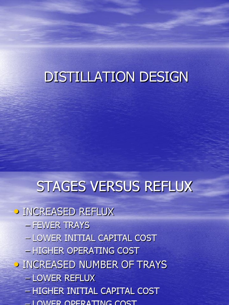 Distillation Design | PDF
