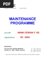 Template Aircraft Maintenance Programme | PDF | Aircraft | Aviation