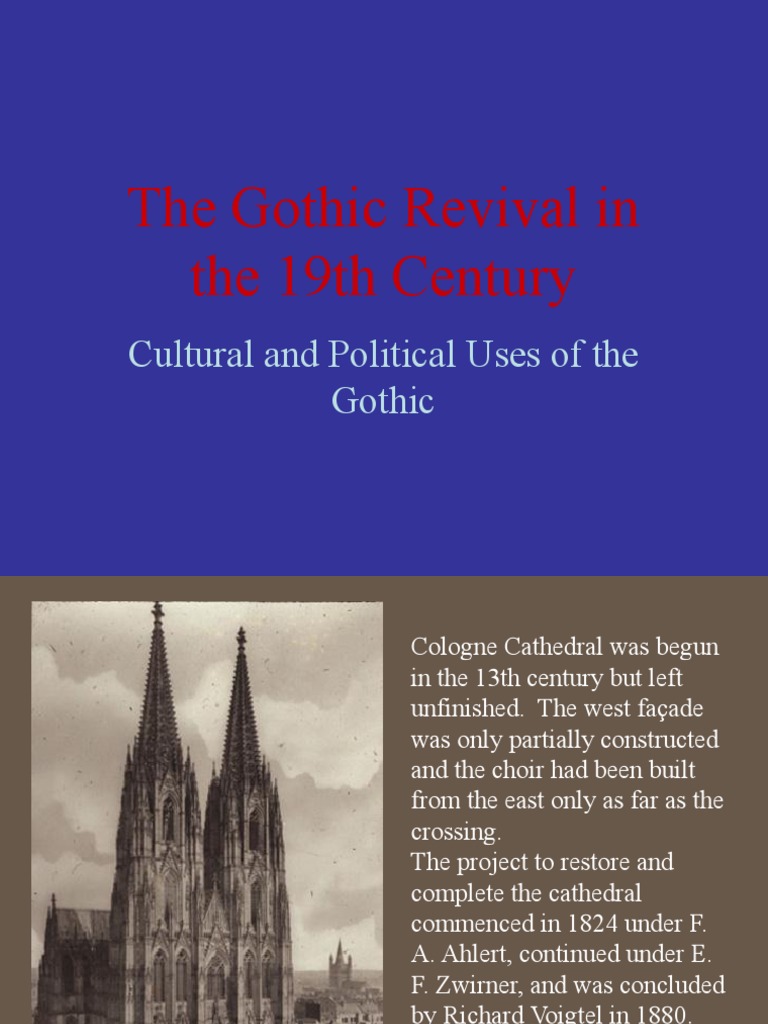 The Gothic Revival in The 19th Century | PDF | Palace Of Westminster ...
