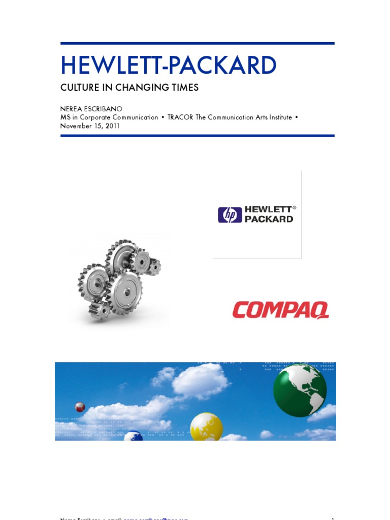 HP Business Case | PDF | Hewlett Packard | Strategic Management