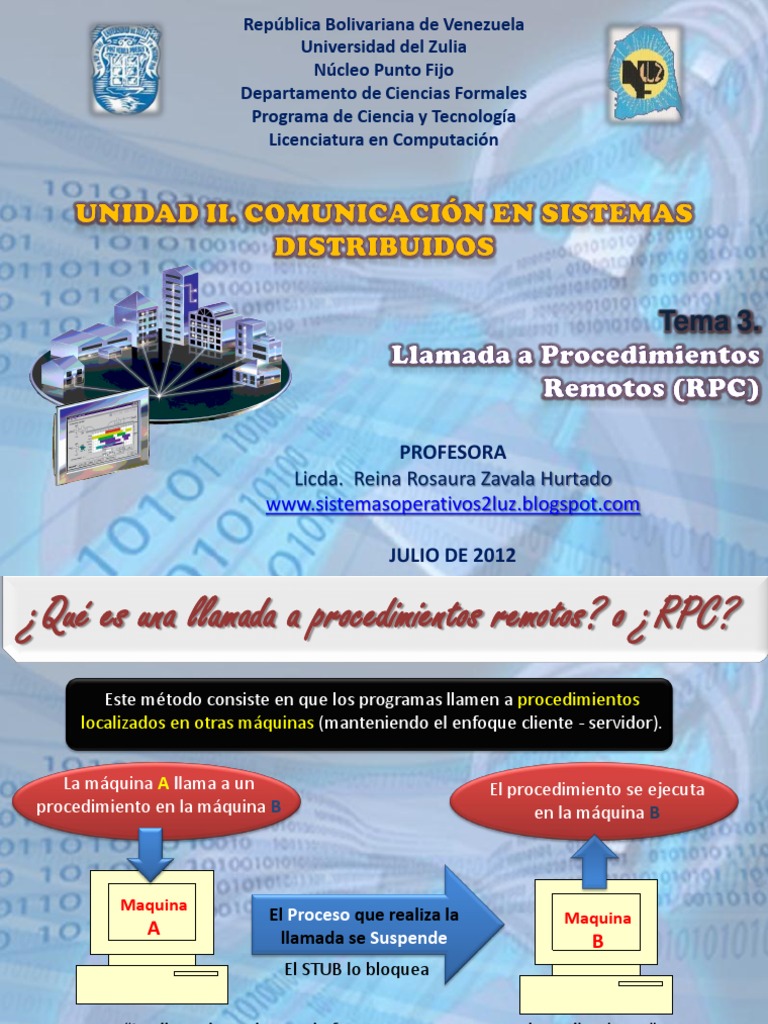 Llamada A Procedimientos Remotos (RPC) | PDF | Puntero (Programación de ...