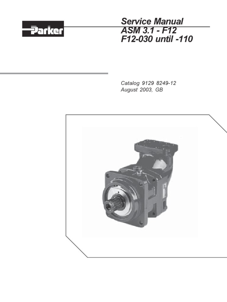 PARKER F12 | Pump | Machines | Free 30-day Trial | Scribd