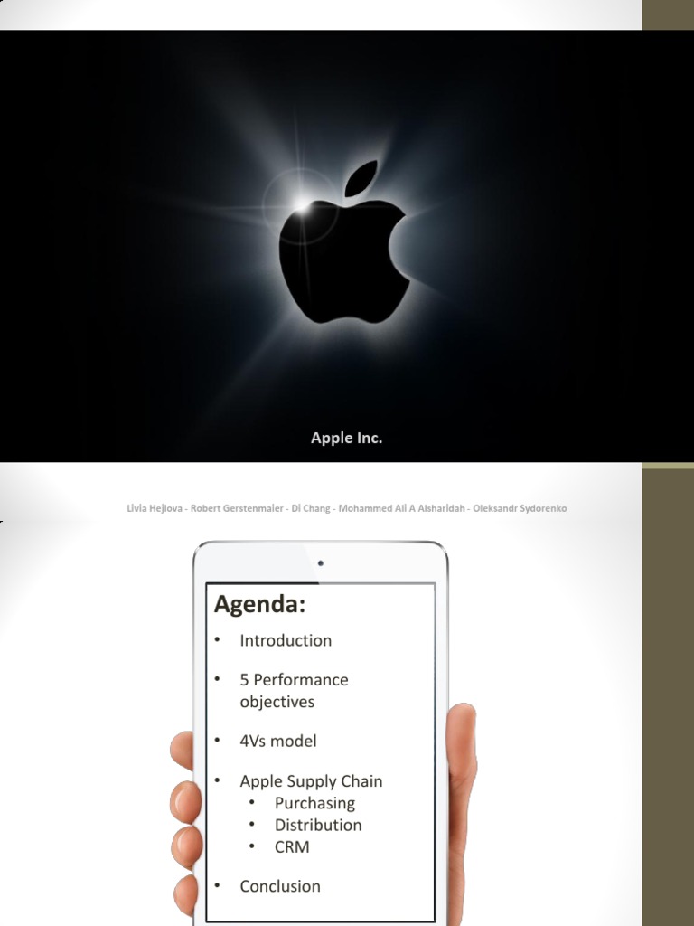 Apple Inc. Supply Chain Overview | PDF | Apple Store | Apple Inc.