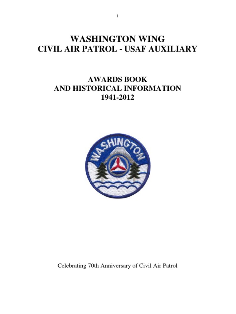 Washington Wing Award Recipients | PDF | Civil Air Patrol | Washington ...