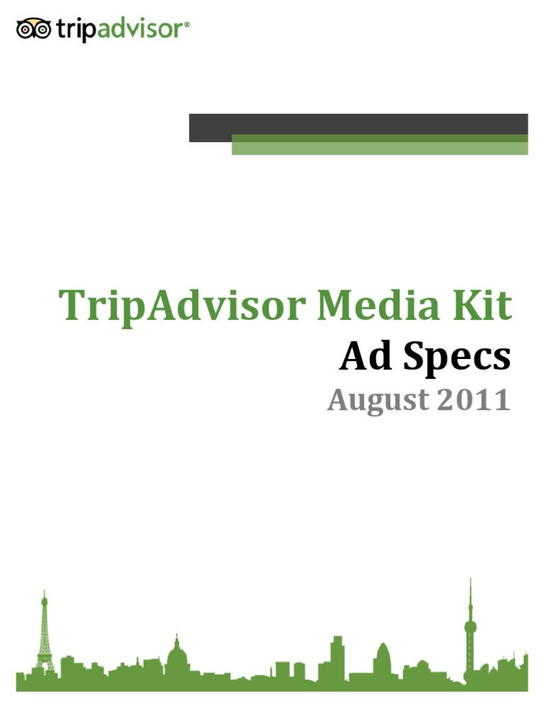 Tripadvisor Media Kit: Ad Specs | PDF | Adobe Flash | Advertising