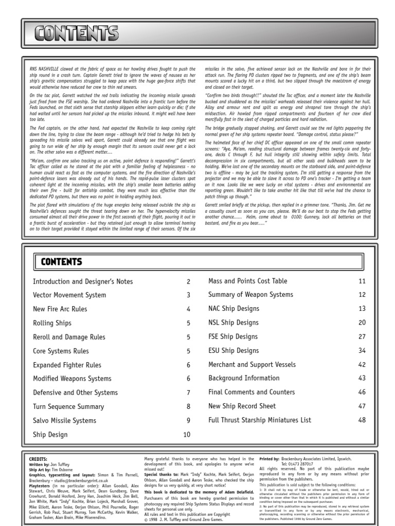 Full Thrust FB1 | PDF