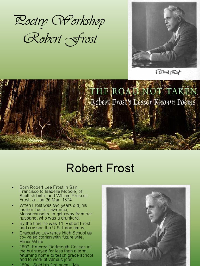 A Perspective On Robert Frost's "A Road Not Taken" | PDF | Poetry