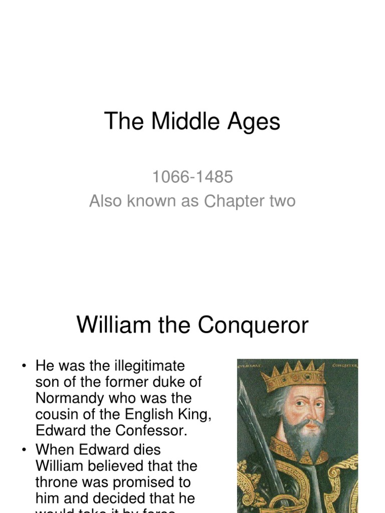 The Middle Ages: 1066-1485 Also Known As Chapter Two | PDF | Knight ...
