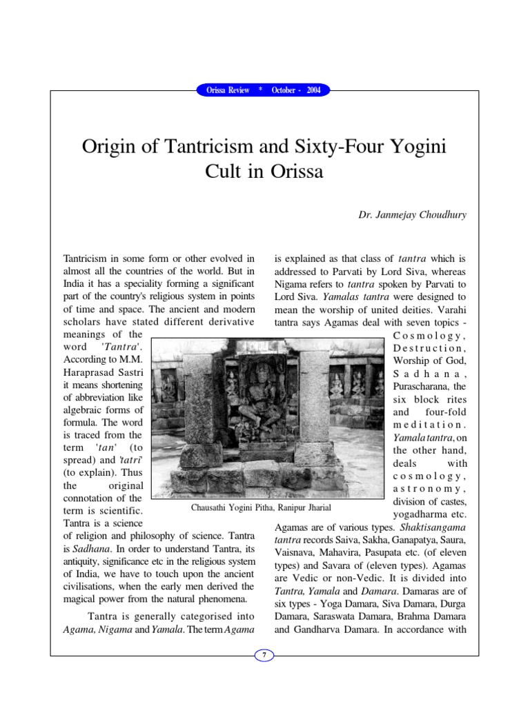Origin of 64 Yoginis in Tantricism | PDF
