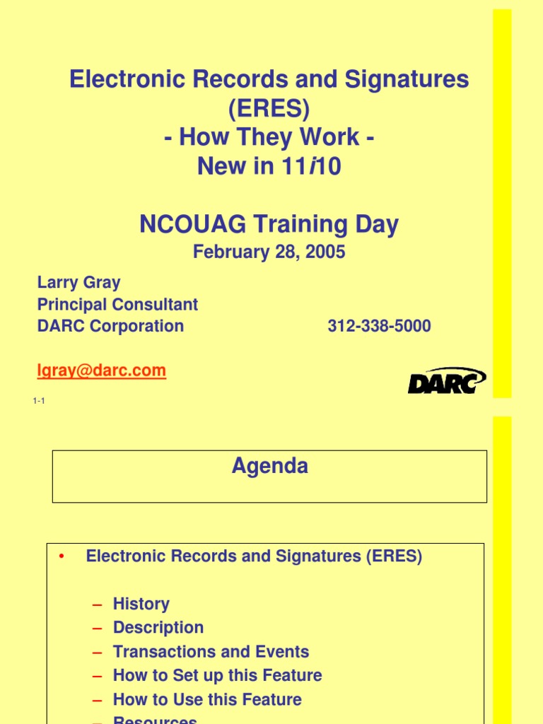 Oracle ERES | PDF | Records Management | Digital Technology