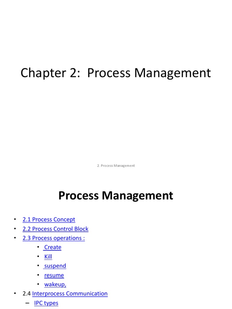 Operating System Process Management | PDF | Scheduling (Computing) | Process (Computing)