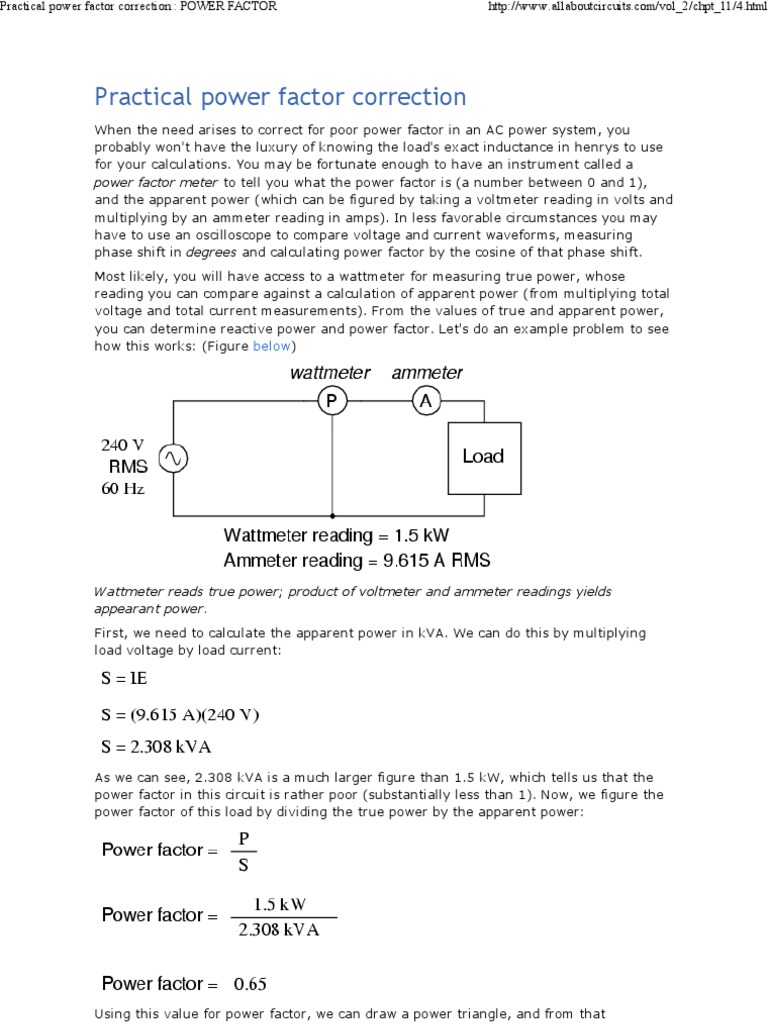 Power Factor Correction Techniques | PDF | Ac Power | Capacitor