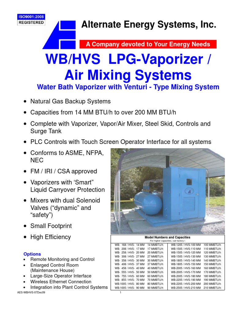 LPG Vaporizer Air Mixing Systems | PDF | Carburetor | Programmable ...