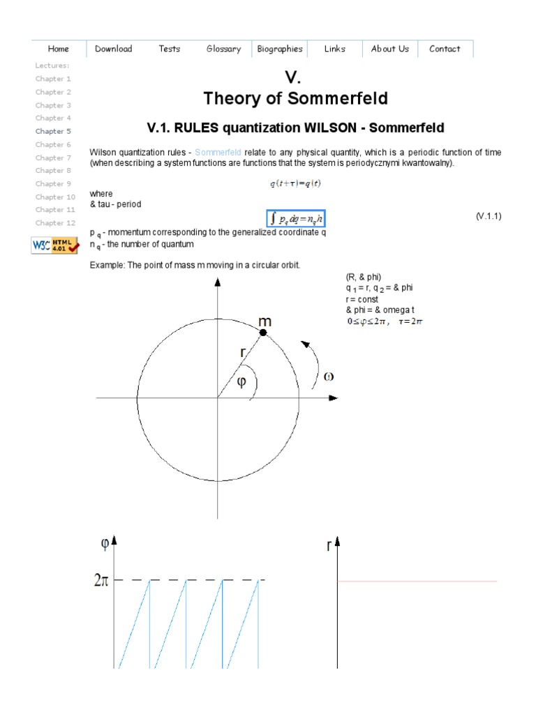 Introduction To Atomic and Quantum Physics - Sommerfeld Theory | PDF ...