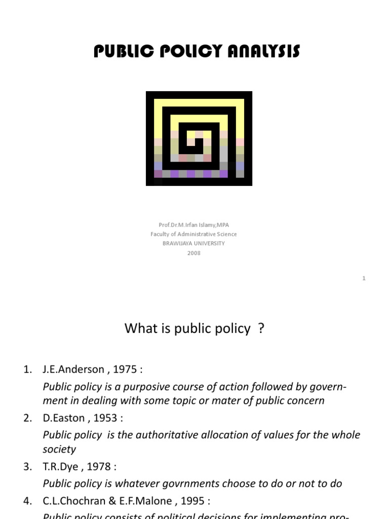 Public Policy Analysis | PDF | Policy Analysis | Stakeholder (Corporate)