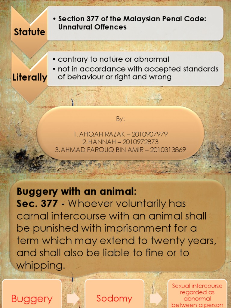 Unnatural Offences | PDF | Sodomy Law | Sexual Intercourse