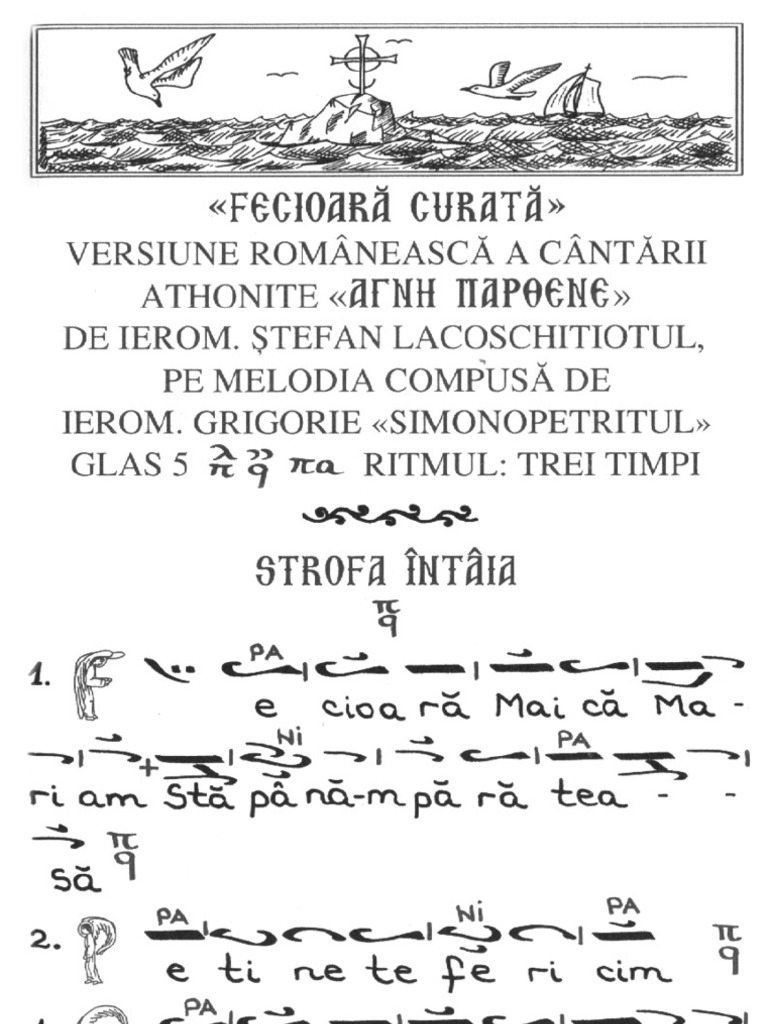 Agni Parthene (Sf. Nectarie de Aegina, Lb. Română) | PDF