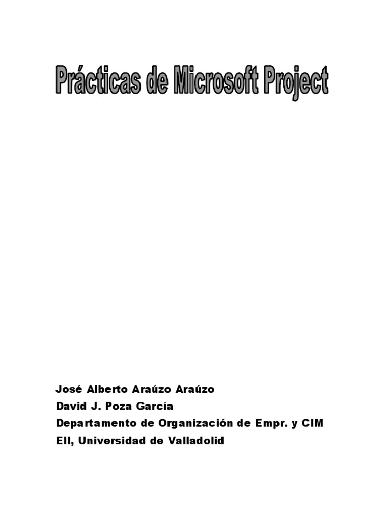 Ejercicio Laboratorio Microsoft Project | PDF | Informática y tecnología de la información ...