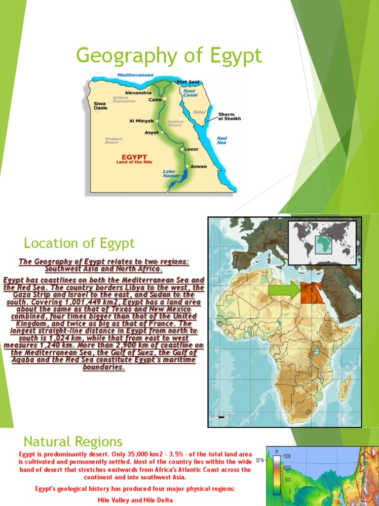 Geography of Egypt | Download Free PDF | Nile | Earth Sciences