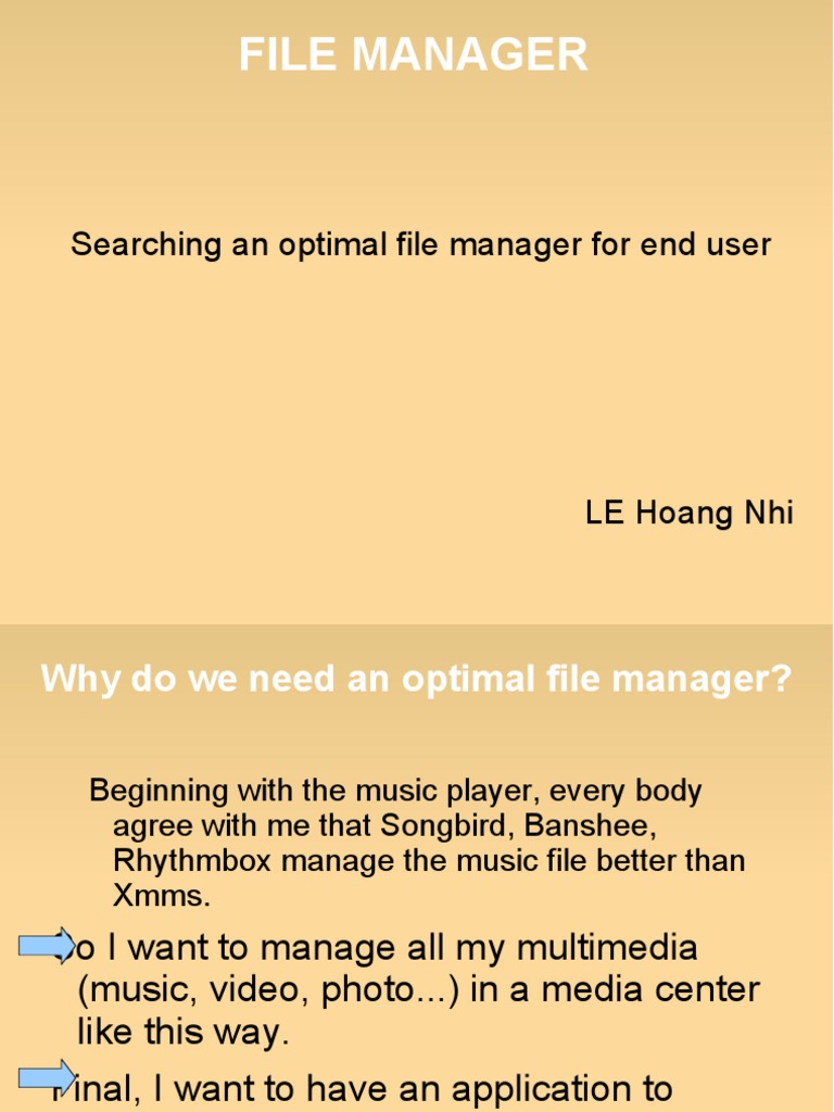 File Manager: Searching An Optimal File Manager For End User | PDF | Tag (Metadata) | Computer File