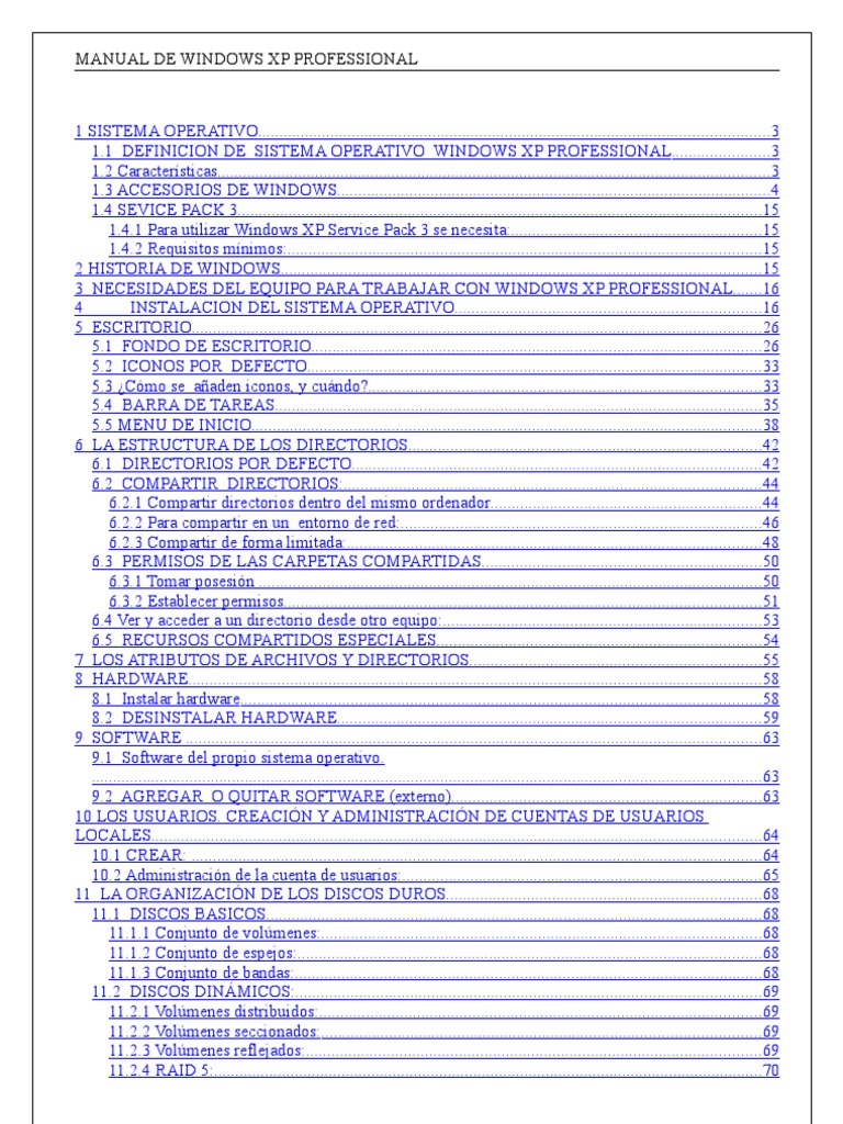 Manual de Windows XP | PDF | Microsoft Windows | Windows XP