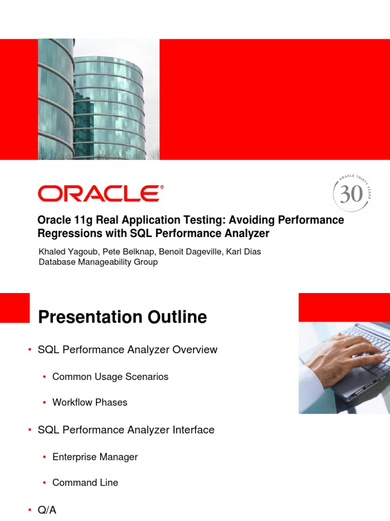 DBA's New Best Friend: Oracle Database 10g and 11g SQL Performance ... DBA's New Best Friend: Oracle Database 10g and 11g SQL Performance ...