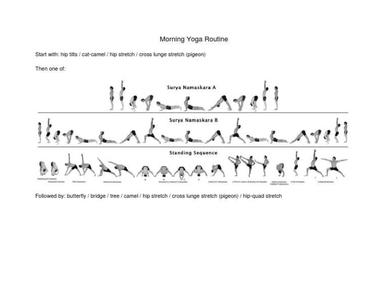 Morning Yoga Routine | PDF