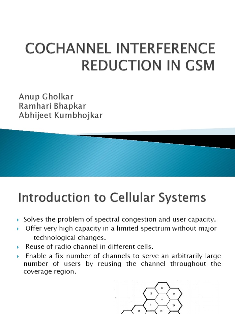 Co Channel Interference Reduction | Cellular Network | Antenna (Radio)