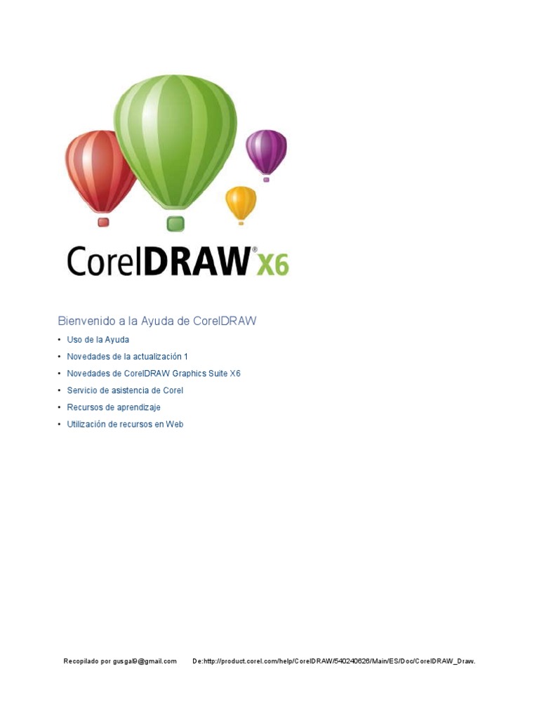 Corel Draw X6 | PDF | Software de la aplicacion | Diseño gráfico