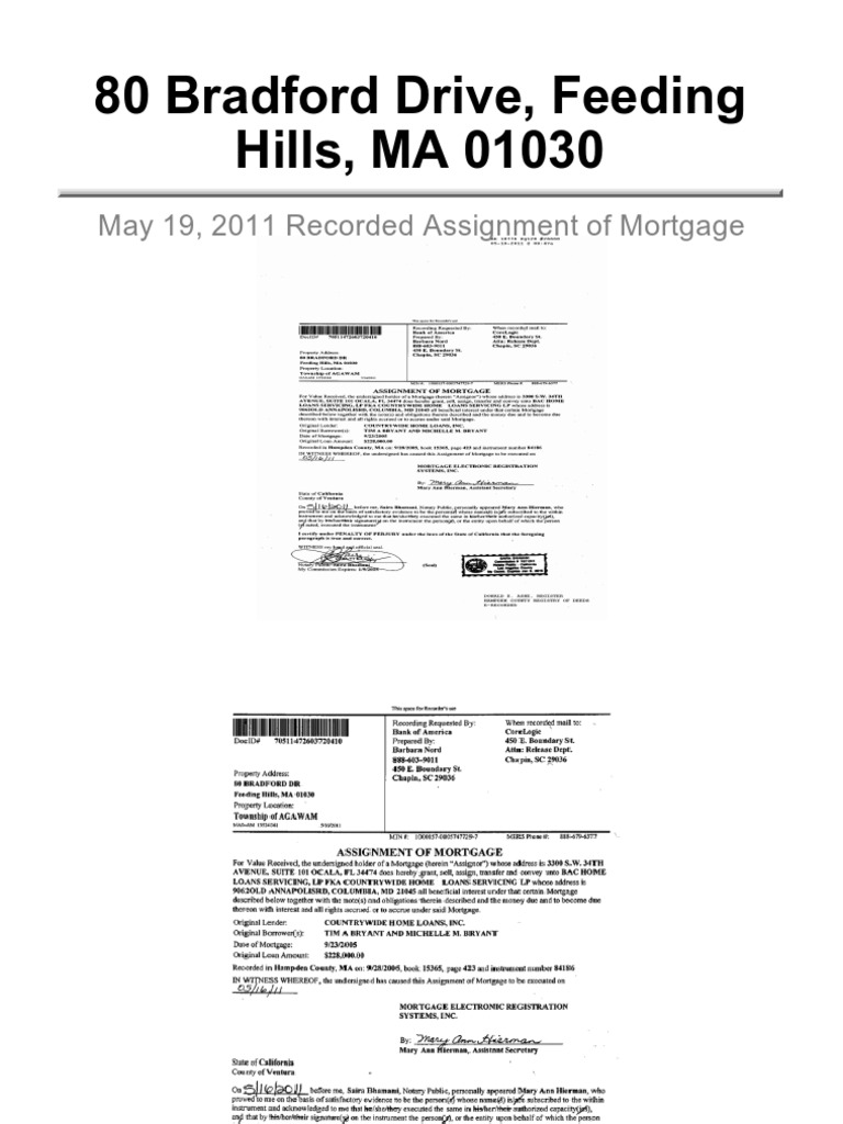 MERS Mortgage Assignment Analysis | PDF | Mortgage Law | Assignment (Law)