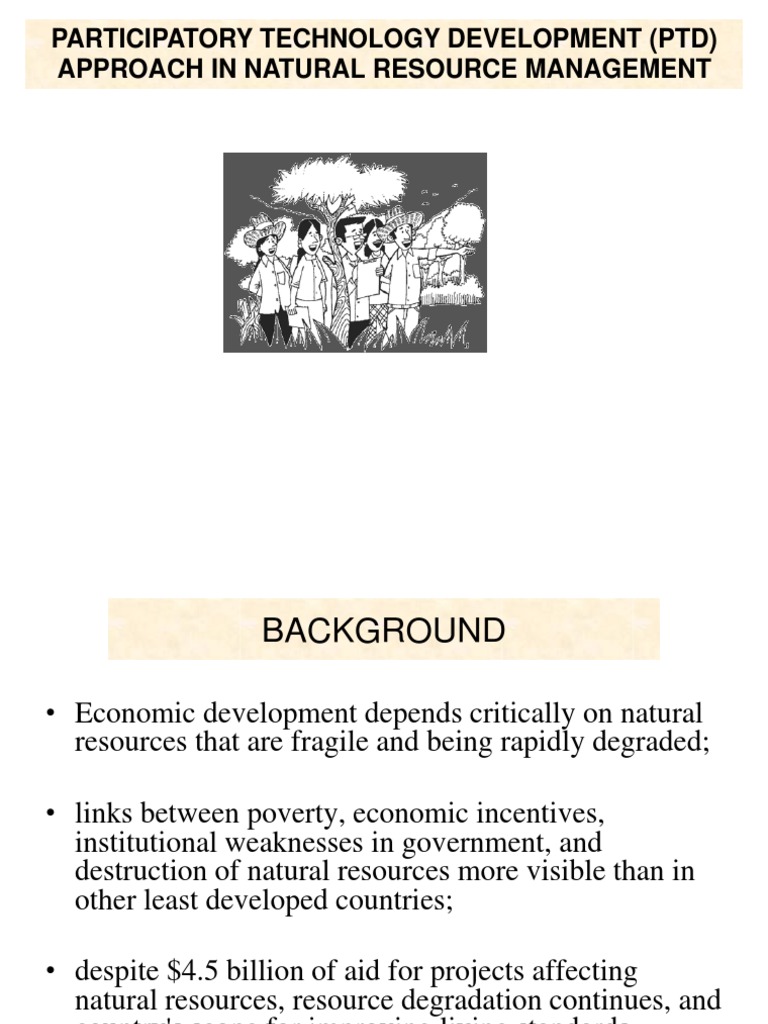 Participatory Technology Development | PDF | Resource | Monitoring And ...