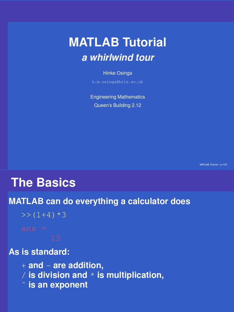 Eigenvectors Matlab