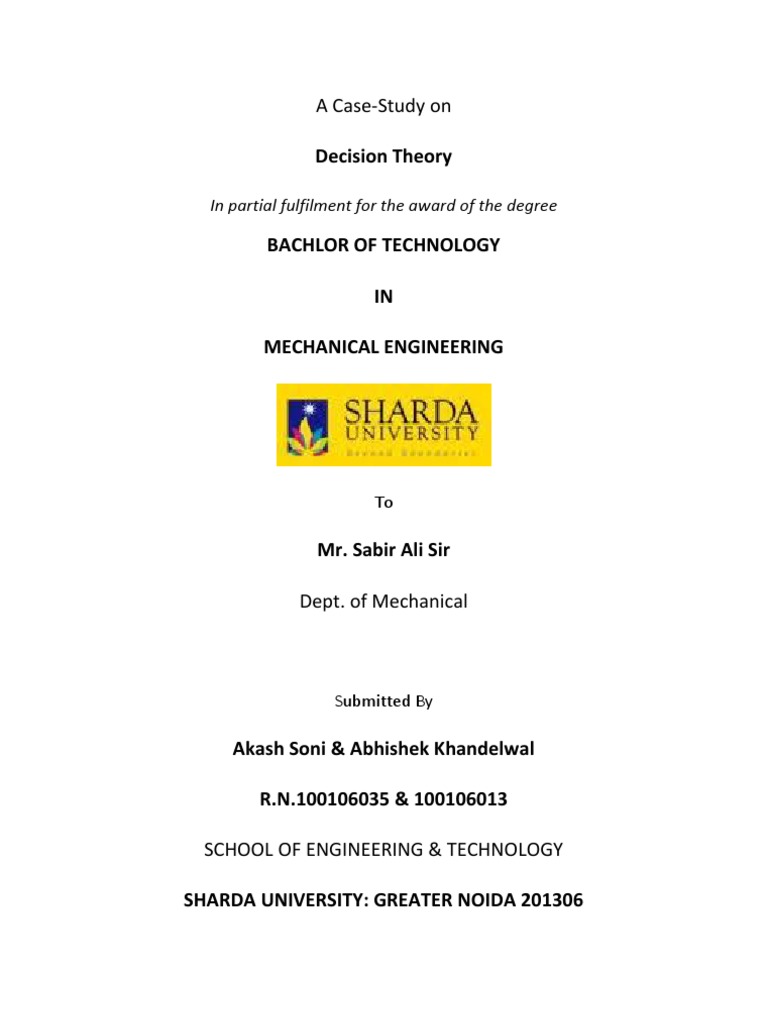 Hurwicz Criterion in Decision Theory | PDF | Utility | Decision Theory
